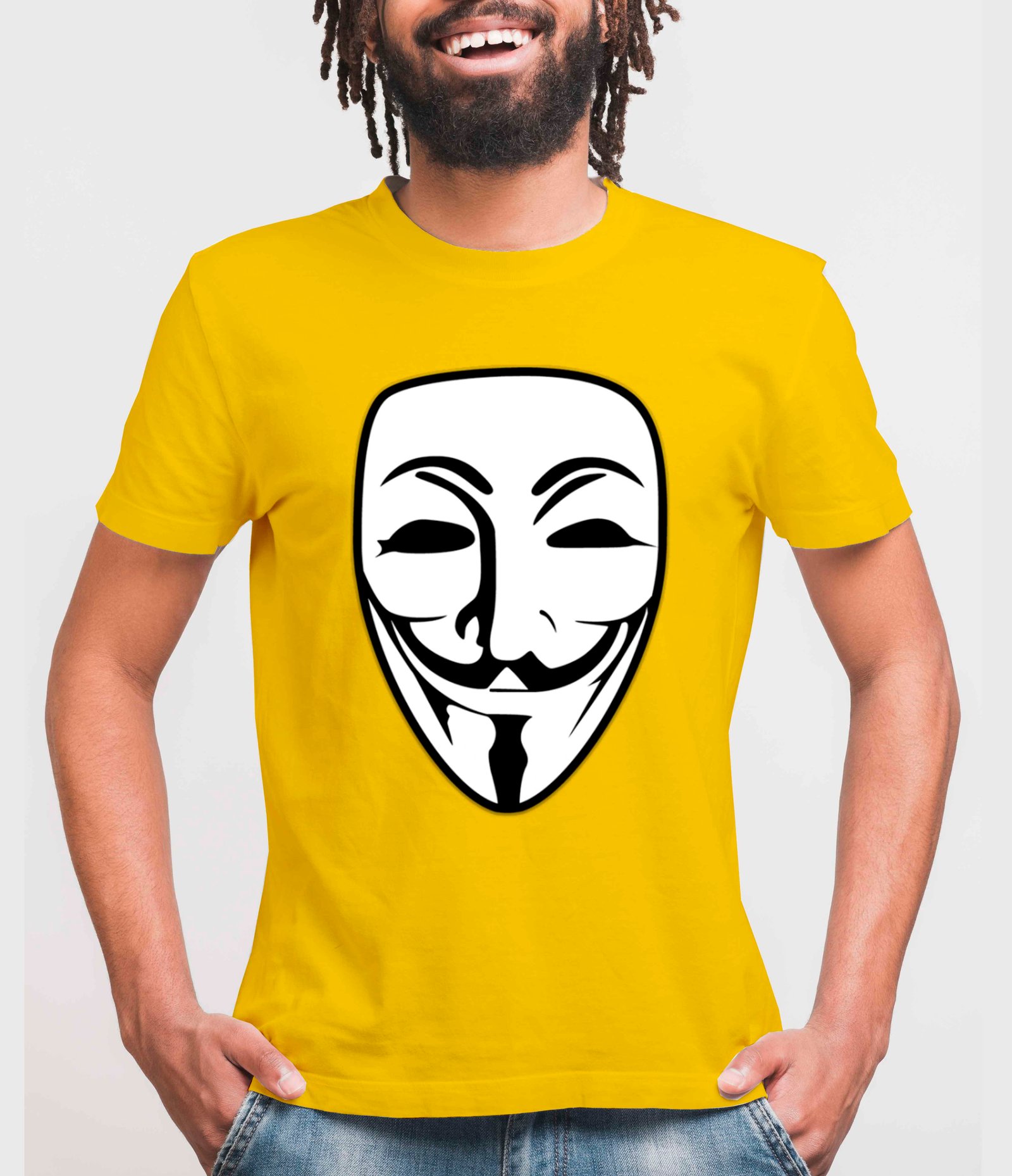 Anonymous Printed Tshirt - Lacraft Buy Tshirt Online